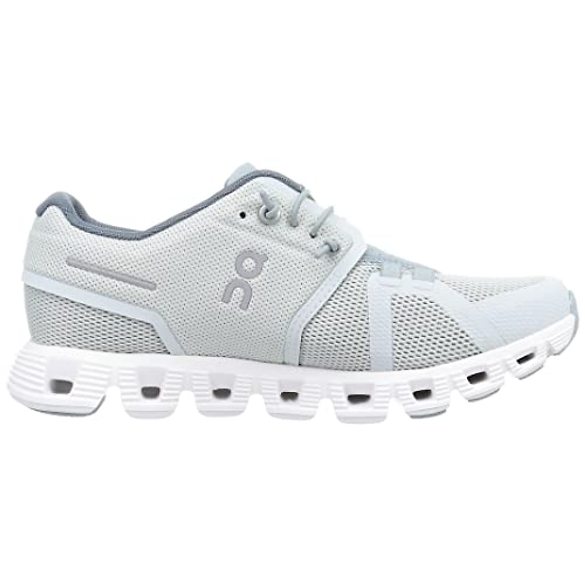 ON Women's Cloud 5 Sneakers, Surf/Cobble, Blue, 9.5 Medium US