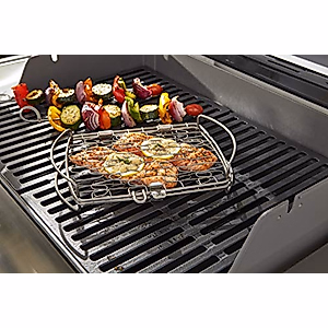 Weber 6470 Original Stainless Steel Fish Basket, Small (11.1 x 7.2 x 2)