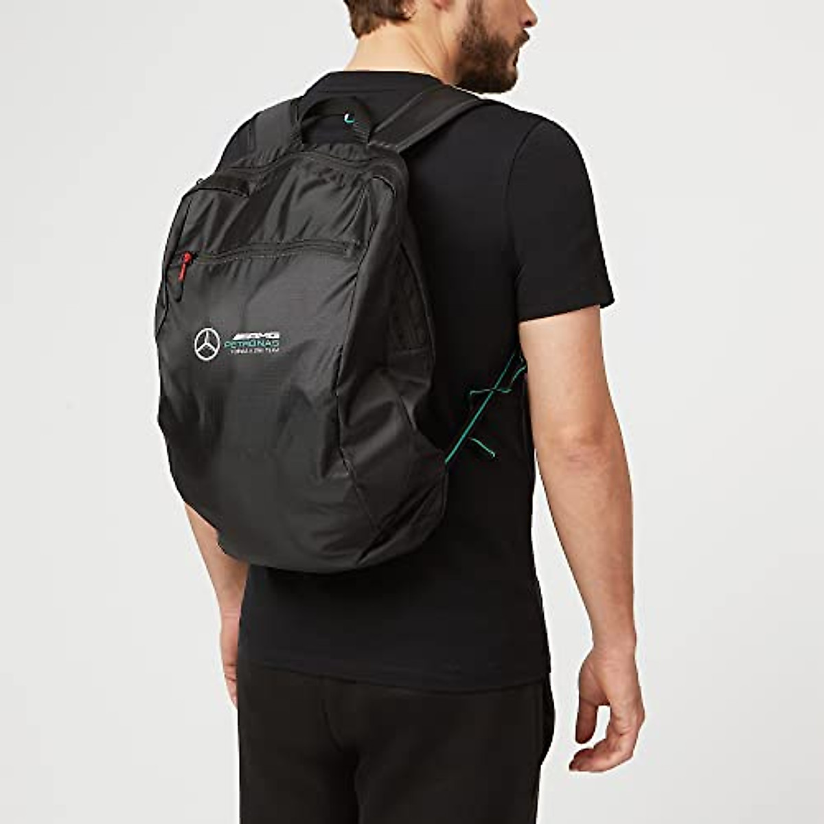 Mercedes AMG Petronas Formula One Team - Official Formula 1 Merchandise - Packable Bag - Black - One Size