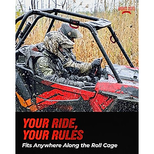 UTV Grab Handles Roll Bar Grab Handles. RZR Passenger Grab Handle 2 Pack Roll Cage Handle Fits Polaris Ranger, Mule, Teryx, CFMoto, Yamaha, Honda Pioneer, Can Am SxS UTV Accessories Red Paracord