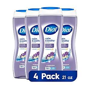 Dial Body Wash, Lavender & Jasmine, 21 Ounce (Pack of 4)