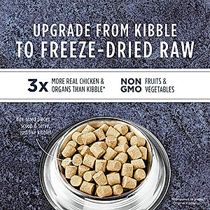 Instinct Freeze Dried Raw Meals Grain Free Recipe Dog Food,Chicken,27 Ounces
