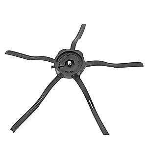 Tnfeeon Sweeping Robot Accessories for S7MaxV S7 S6 S5 S4 E Series Sweeping Robot Vacuum Silicone Side Brush Sweeper Side Brush Brush Silicone Sweeper Side Brush Replacement for S7 6PCS(Black)