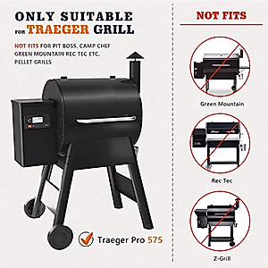 YAOAWE Replacement Pellet Grill Power Cord for Traeger, Indoor Grill Power Cord Compatible with Traeger Ironwood 650 & 885, Pro Series 575 & 780 and Timberline 1300 & 850, 8ft