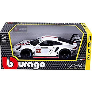Bburago B18-28013 1:24 Porsche 911 RSR GT, Assorted Designs and Colours