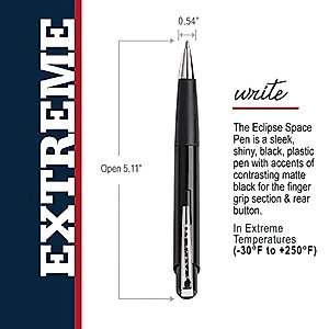 Fisher Space Pen Eclipse Space Pen ECL, Black