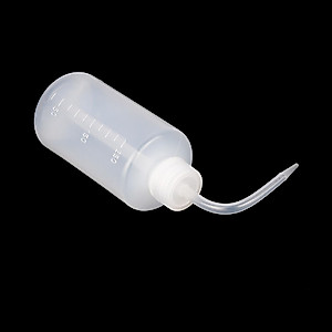 stonylab Chemical Wash Bottle, 2-Pack Plastic Safety Lab Squeeze Wash Bottle, LDPE with Narrow Mouth, 250 ml (8 oz)/2 Bottle