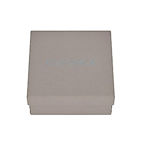 Edforce Stainless Steel American Flag We the People Dog Tag Pendant with 26" Ball Chain Necklace (Black America)