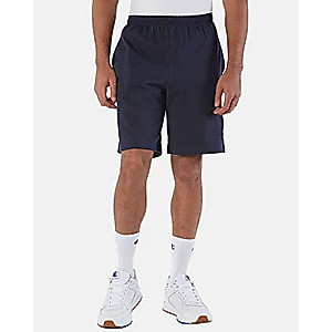 Champion 8180 9" Inseam Cotton Jersey Shorts With Pockets Navy XL