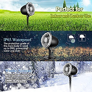 Star Projector, Night Light Projector for Kids, Outdoor Indoor Holiday Projector Lights with Remote Control, Waterproof LED Projector Landscape Light for Bedroom Garden Wedding Party Christmas Gift