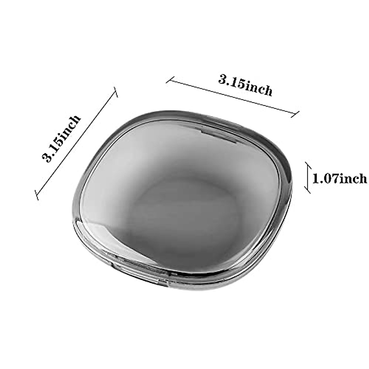 Retainer Case, Orthodontic Retainer Case, Oral care box, Beautiful And Durable, Compact And Easy To Carry (Gray)