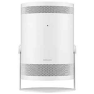 Samsung The Freestyle Projector (SP-LSP3BLAXZA) Bundle with Lexar SL200 512GB Portable SSD, 2YR CPS Protection Pack and 120" Screen