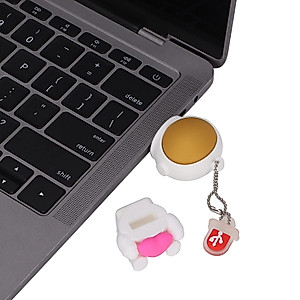 Kafuty-1 USB2.0 Flash Drive,16GB-128GB Memory Stick Storage Thumb Pen Drive,Astronaut Shaped Cute Cartoon USB Flash Drive,Portable U Disk for Tablet PC(128GB)