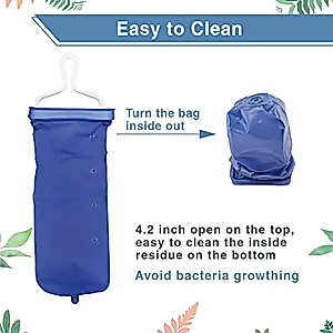 TopQuaFocus 1.8Quart Enema Bag Kit Home Coffee Enema Bag Kit for Colon Cleansing Portable Enema Bag for Colonic Cleanse 4.59 FT Hose