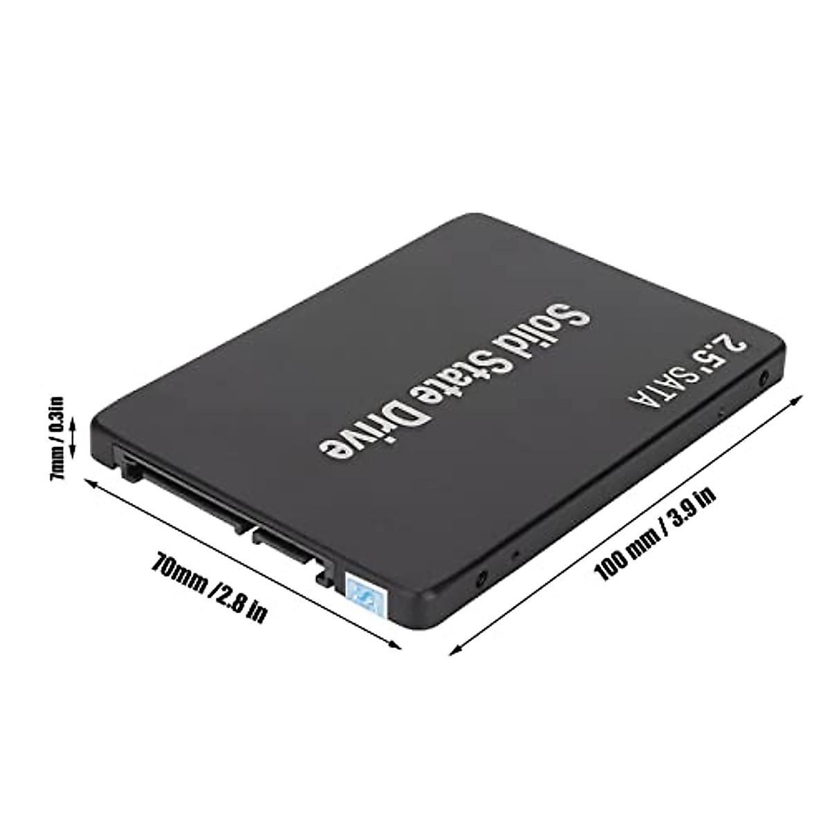 2.5 Internal SSD Black 1500G Shockproof Aluminum Case for Desktop Computer 120GB