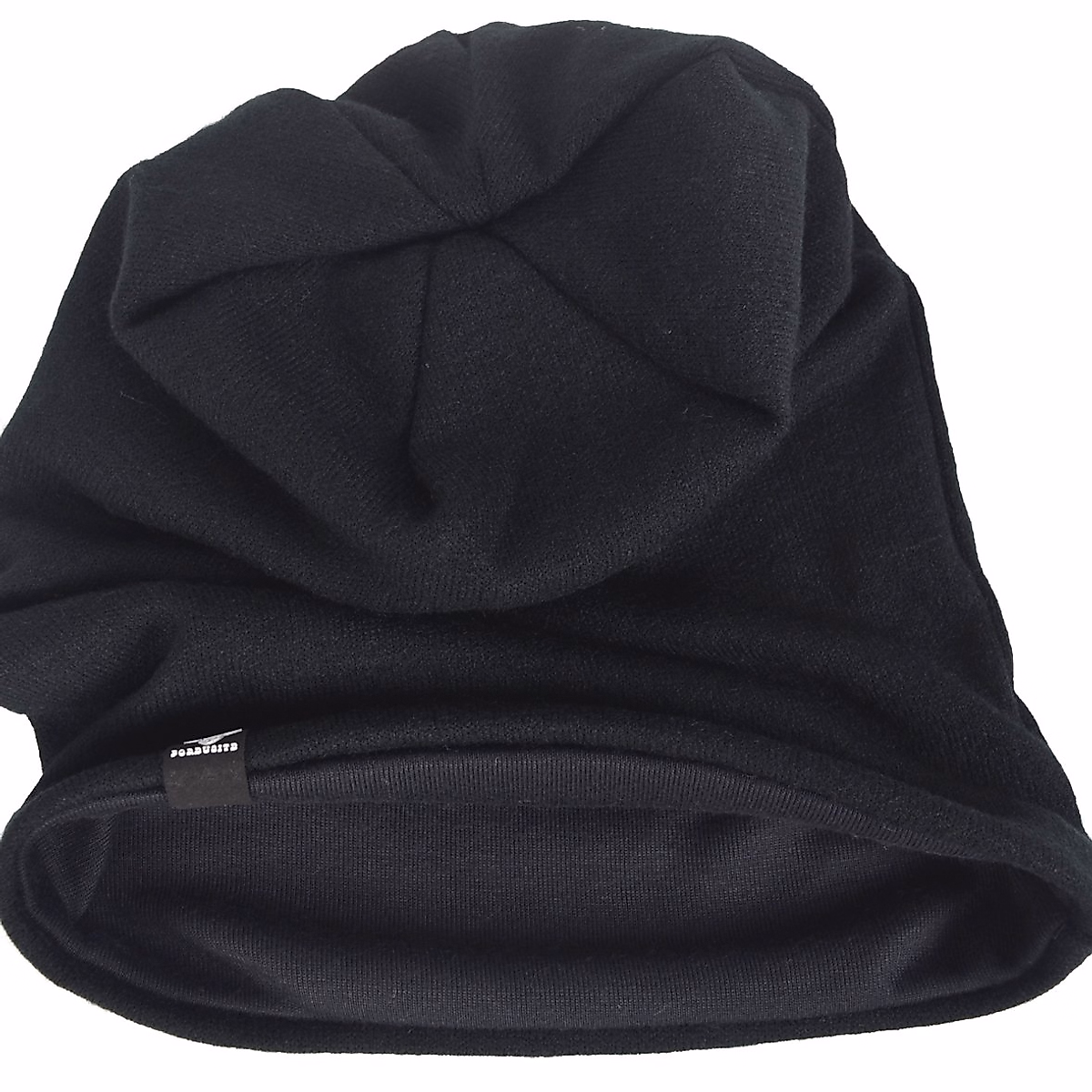 HISSHE Men's Slouch Slouchy Beanie Oversize Summer Winter Skull Cap N010 (Black)