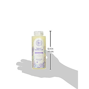 The Honest Company Foaming Bubble Bath | Gentle for Baby | Naturally Derived, Tear-free, Hypoallergenic | Lavender Calm, 12 fl oz