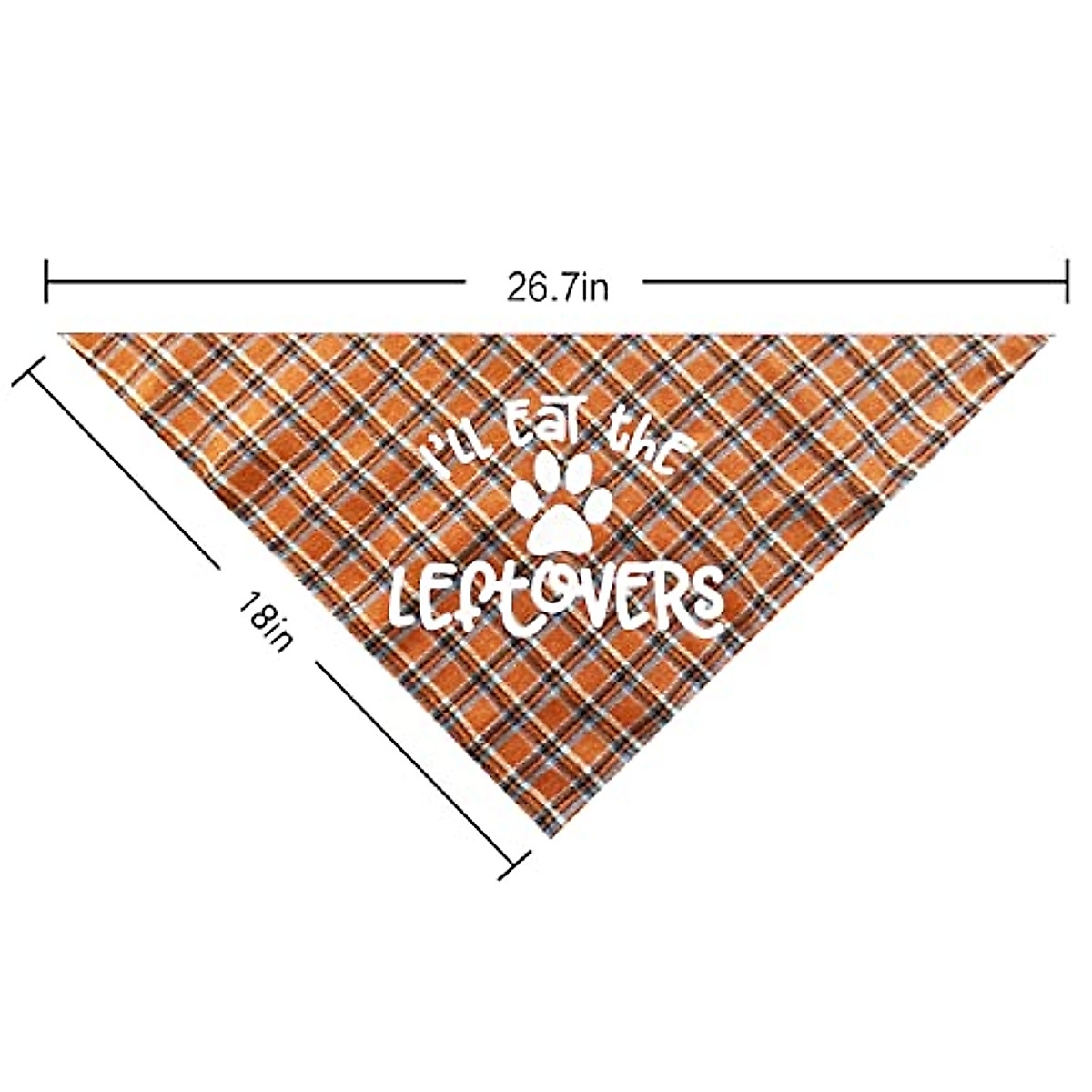 3 Pack Thanksgiving and Christmas Bandana Set, Holiday Buffalo Fall and Winter Bib for Large Medium Small Puppies Pets