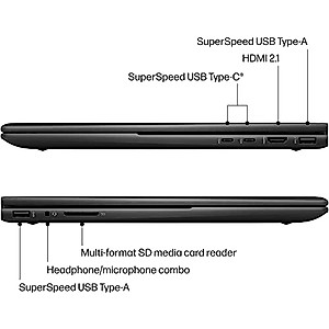 HP Envy x360 2-in-1 15.6" FHD Touchscreen Convertible Laptop Computer, 6-Core AMD Ryzen 5 5625U (Up to 4.3 GHz), 16GB RAM, 1TB PCIe SSD, Backlit Keyboard, Wi-Fi, Bluetooth, Windows 11 Home, w/Battery