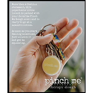 Pinch Me Therapy Dough Locket Combo - Holistic Aromatherapy Stress Relieving Putty – .3oz Clip-On Locket Scent + 3oz Dough BUMBLEBERRY