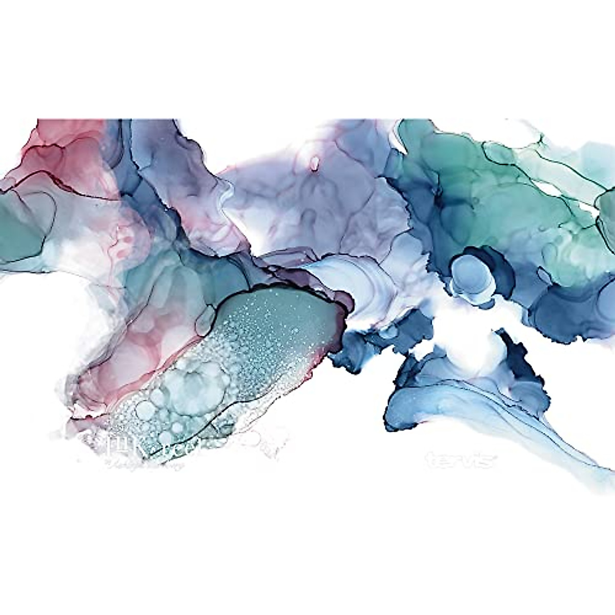 Tervis Made in USA Double Walled Inkreel - Crystal Nature Collection Insulated Tumbler Cup Keeps Drinks Cold & Hot, 16oz 4pk, Assorted