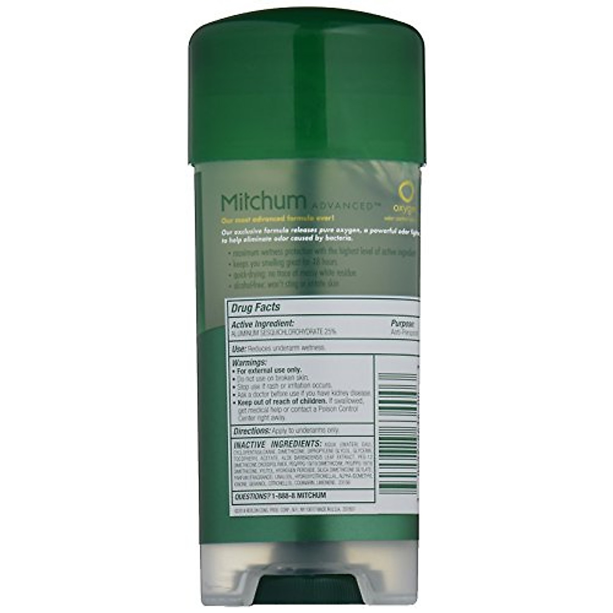 Mitchum Advanced Gel Anti-Perspirant & Deodorant, Mountain Air, 3.4 Ounce (Pack of 4)