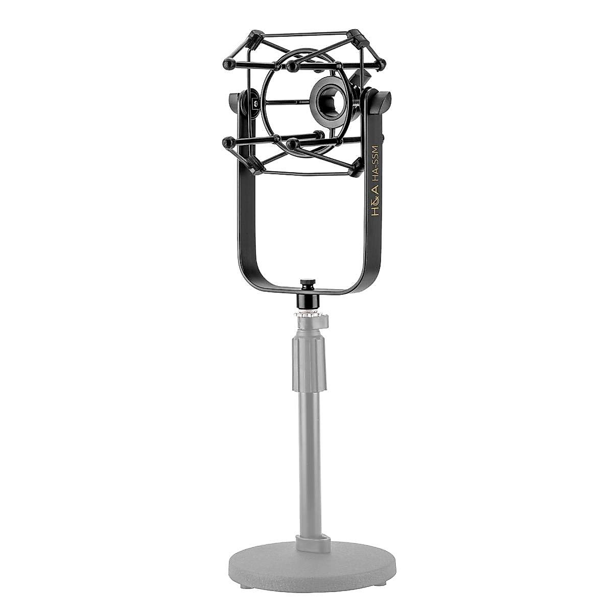 H&A Microphone Suspension Shockmount (Black Matte) for Electro-Voice RE20 / RE27N/D / RE320 Microphones