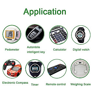 SKOANBE 20PCS AG13 LR44 A76 SR44 303 357 1.5V Button Coin Cell Battery