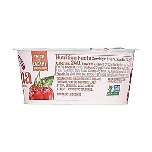 CULINA Sour Cherry Almond Coconut Yogurt, 5 OZ