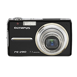 Olympus Stylus FE-290 7MP Digital Camera with 4x Wide Angle Optical Zoom (Black)