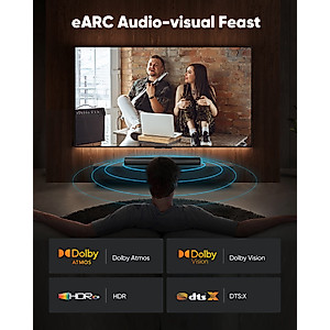 Highwings 8K Long HDMI Cable 20FT/6M 48Gbps, 2.1 High Speed HDMI 8K60Hz 4K120Hz 144Hz eARC HDR HDCP 2.2 2.3 Compatible for Gaming, PS5 and Monitor