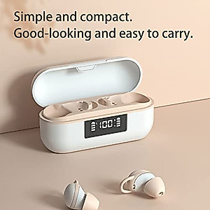 ESSONIO Bluetooth Earbuds Sleep Headphones Bluetooth Noise Cancelling Headphones for Sleeping Headphones for Side Sleepers