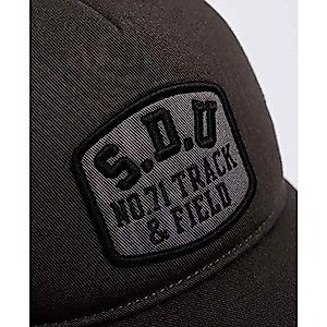 Superdry Mens Unisex Classic Trucker Cap, Mesh Back Panel, Adjustable Strap Vintage Black Size One Size