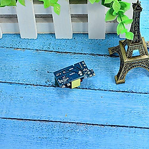 Acxico 2Pcs AC-DC Converter AC 110V 220V 230V to DC 5V 12V 24V Power Supply Mini PCB Module(DC 5V 2A Version)