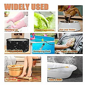 Lolicute 1500w Bucket Heater,Portable Electric Immersion Heater, Bathtub Heater Hot Water for Kitchen/Bathroom/Outdoor with Digital Thermometer