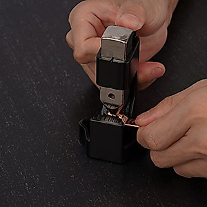 Hammer Lug Crimper Tool for Welding Cables Wire Terminal Crimp 16 AWG to 4/0 Wire Gauge,12PCS AWG 6 8 10 12(5/16" 1/4") Wire Copper Lugs,24PCS 3:1 Dual Wall Adhesive Heat Shrink Tubing