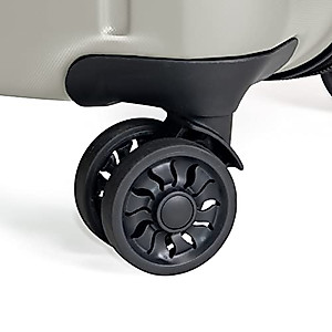 Ben Sherman Sunderland Spinner Travel Upright Luggage, Dover White, 20-Inch Carry On