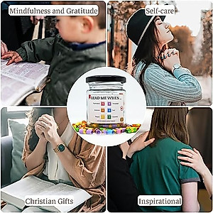 Bible Verse Jar, Bible Accessories Women, Inspirational Gifts for Women, Birthday Gifts for Women, Christian Gifts For Women, Religious Gifts for Women, Christian Easter Gifts for Women, Mom