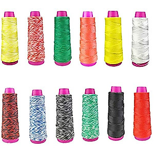AMEYXGS Archery 110m Bowstring Material Dacron Bowstring Rope Making Thread (Orange)