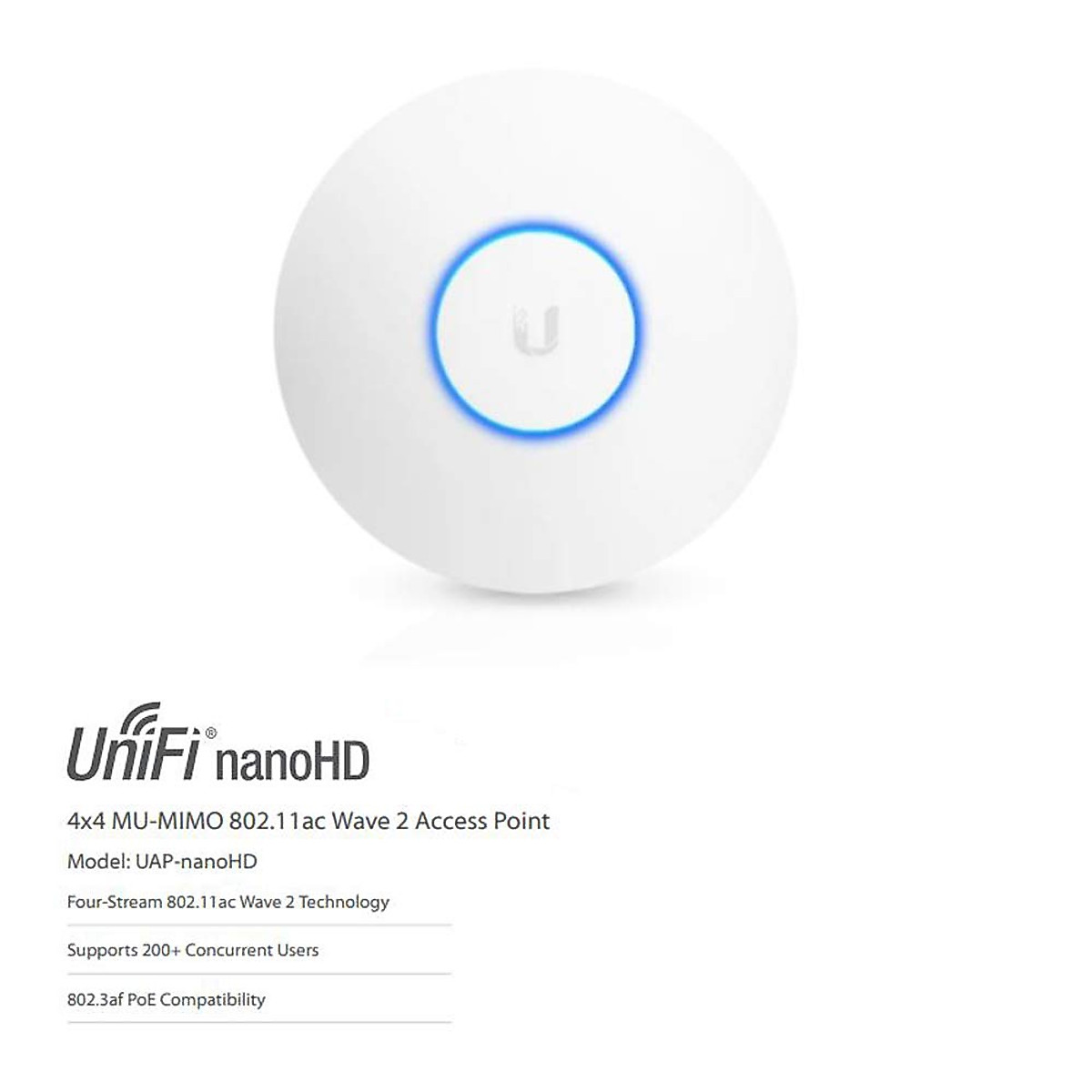 UniFi nanoHD Access Point 2 Units PRE-CONFIGURED UAP-NanoHD 11ac Wave2 1730Mbps