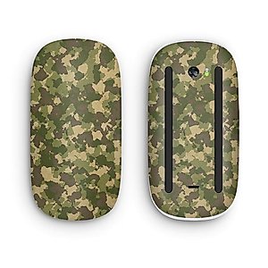 Design Skinz Military Camouflage V2 Vinyl Decal Compatible with The Apple Magic Mouse 2 (Wireless, Rechargable) with Multi-Touch Surface