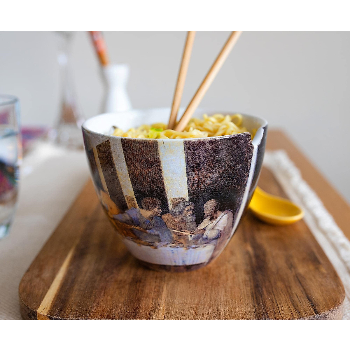 Boom Trendz Bowl Bop Last Ramen Supper Japanese Dinner Set | 16-Ounce Ramen Bowl, Chopsticks