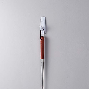 JELLYSUB 40 Pieces Large Refill Strips, Double Sided Adhesive Strips Damage Free, Water-Resistant Replacement Hanging Strips for Indoor Hooks Caddies (Large)