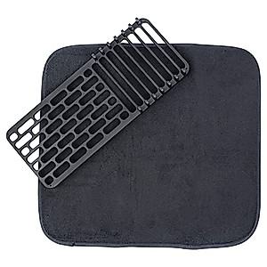 Cuisinart 18US6251BLACK Dish Drying mat, standard, Black