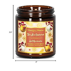 Meaningful Mantras Snickerdoodle Cookie Aromatherapy Fall Candle 8oz
