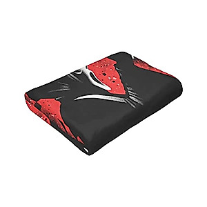 Horror Movie Blanket Flannel Ultra-Soft Plush Throw Super Fuzzy Warm Lightweight Thermal Fleece All Season Cozy Blankets for Travel Office Outdoor Home Couch Living Room Bed Sofa 50"X40"