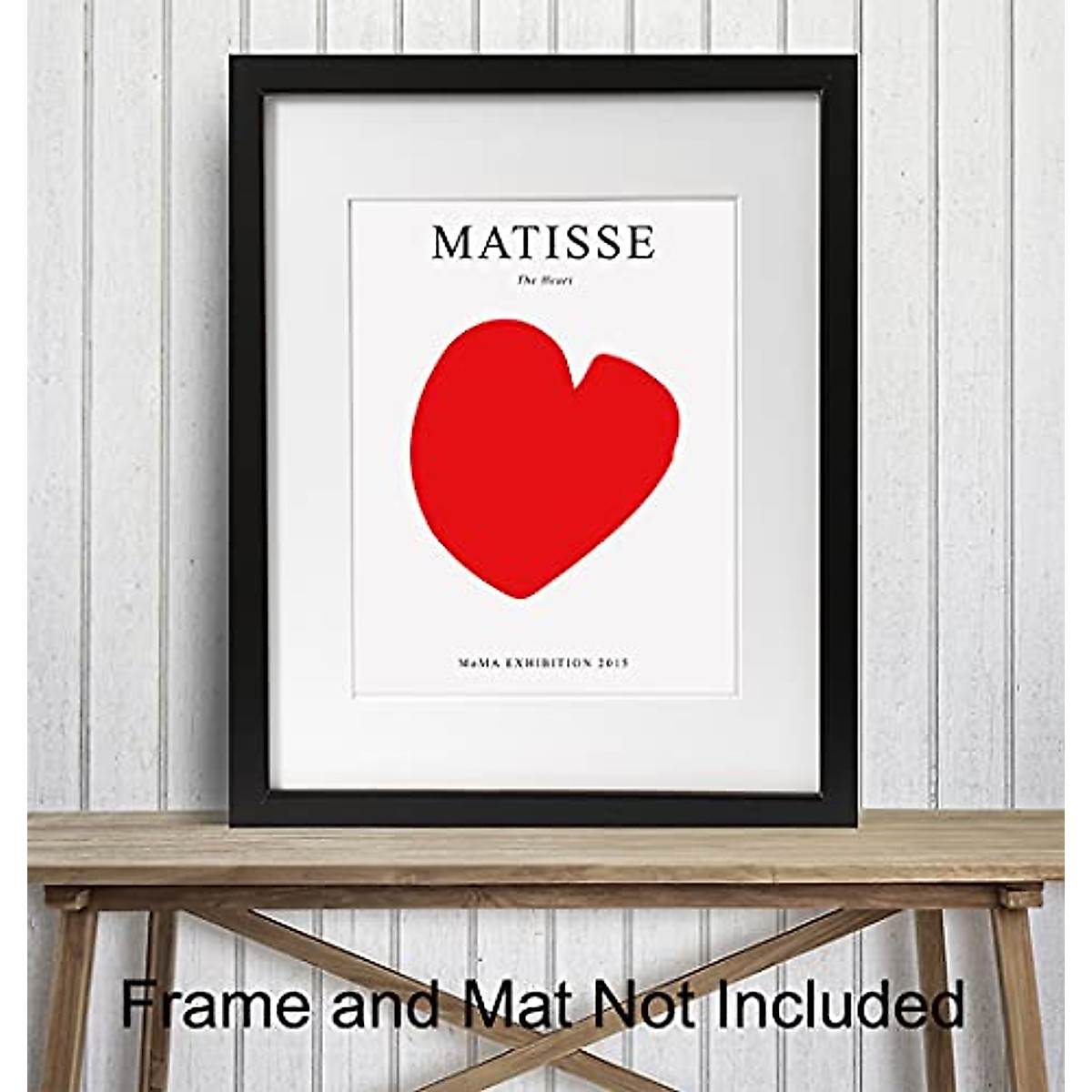 Matisse Wall Art Poster Decor - 8x10 Mid Century Modern Minimalist Print - Contemporary Gallery Wall Art - Abstract Gifts for Women - Aesthetic Museum Pictures - Bedroom Living Room - Henri Matisse