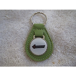 1982-1987 REGAL GRAN NATIONAL GRAN SPORT LOGO LEATHER KEYCHAIN - GREEN