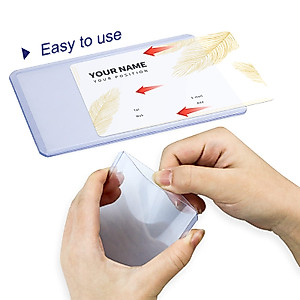 YEXPRESS 100 Pack TopLoaders Card Sleeves, Trading Card Topload Holder, Standard Size Protective Sleeves Holder for Baseball Card, Sports Cards