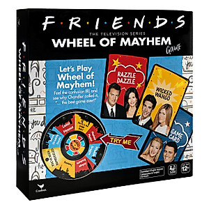 Spin Master Friends TV Show, Wheel of Mayhem Game, for Adults and Kids Ages 12 and up